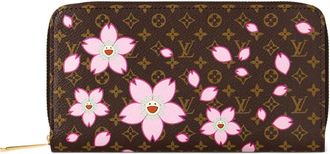 Louis Vuitton x Takashi Murakami Sakura Brown Portemonnaie - Braun