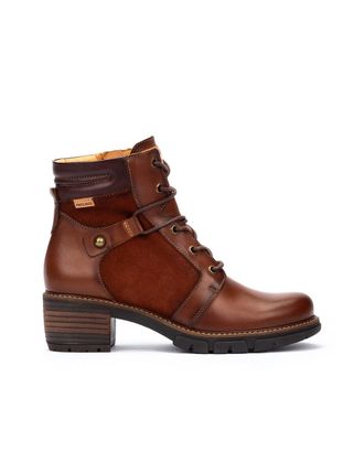 Pikolinos Stiefeletten mit Absatz in Leder SAN Sebastia für Frauen Farbe Cuero