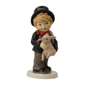 GOEBEL X-Mas-Figur Schornsteinfeger mit Glücksschwein aus Steingut Mehrfarbig, Maße: 10cm x 8cm x 20cm, 10-638-34-1