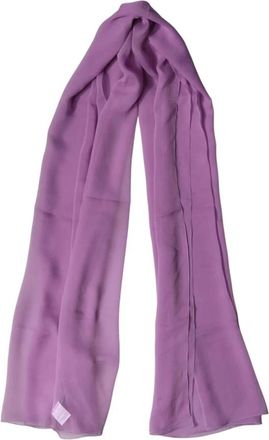 Dolce & Gabbana Homme, Accessoires, Violet, Taille: ONE Size Silk Neck Wrap Shawl Scarf