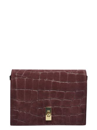 Roberta M BORDEAUX Rindsledertasche