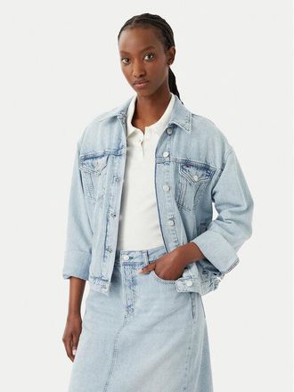 Tommy Jeans Jeansjacke DW0DW23471 Blau Relaxed Fit