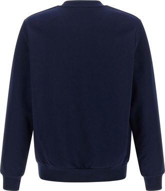Lacoste Cotton Fleece Sweatshirt - Navy