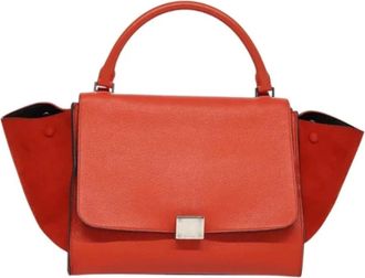 Celine Pre-owned Cuir sacs-main - Femme - Pre-owned - Rouge - Taille: ONE Size