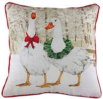 furn. Evans Lichfield Goosie Kissenbezug, Samt, Mehrfarbig, 43 x 43 cm