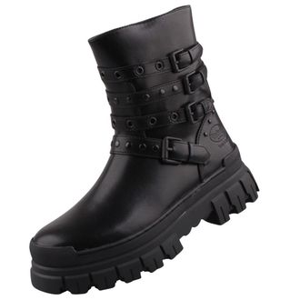 Dockers by Gerli Damen Biker Stiefel Schwarz EU 38