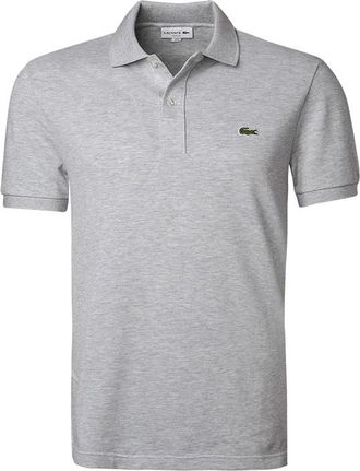 Lacoste Herren Polo-Shirt grau Baumwoll-Piqué