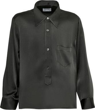 Sand Copenhagen Sand, Femme, Blouses et Chemises, Gris, Taille: 36 FR Matt Nepeta Shirt