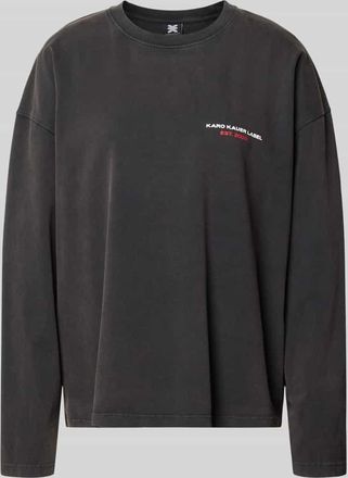 Karo Kauer Oversized Longsleeve mit Logo-Print Modell Memories