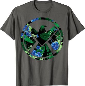 MARVEL Agents Of Shield Floral Paradise Icon T-Shirt