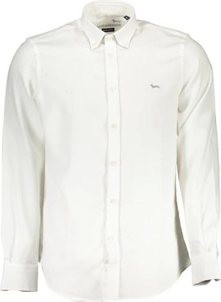 Harmont & Blaine Homme, Chemises, Blanc, Taille: 2XL Chemise Homme Manches Longues Blanche