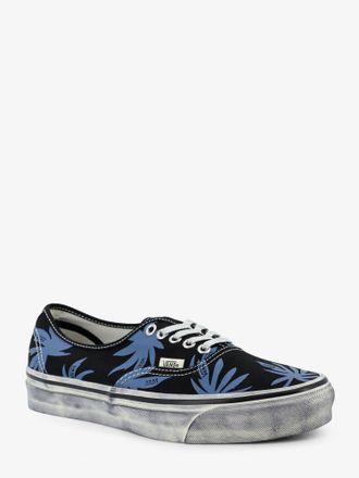 Vans Womens Canvas Sneakers Authentic 44 Blue Canvas-Rubber Trainers Canvas/rubber