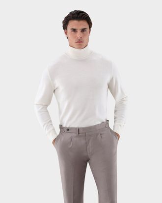 van Laack Rollkragenpullover aus Merzerisierter Merinowolle