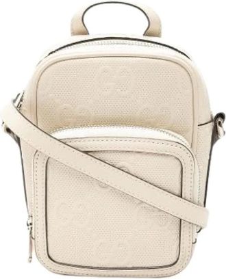 Gucci Sac bandouli&egrave;re Pre-owned - Femme - Pre-owned - Beige - Taille: ONE Size