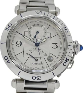 Cartier Montre vintage doccasion - Homme - Pre-owned - Gris - Taille: ONE Size