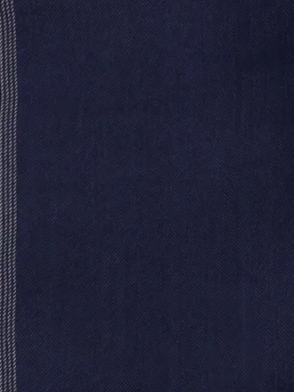 Brunello Cucinelli Mens Scarf Wool-Cashmere Blue Scarfs