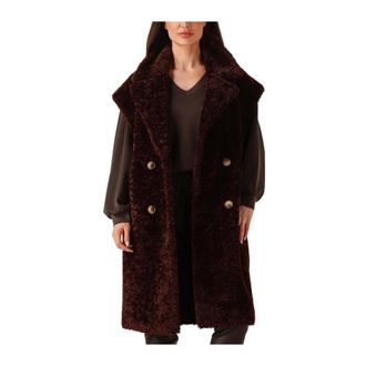 Ibana Bordeauxroter Teddy-Blazer - - Jackets - Damen - Rot - S