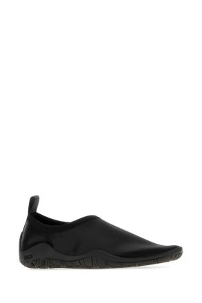 Jil Sander Womens Black Fabric Elbe Slip Ons Slippers Flat Shoes
