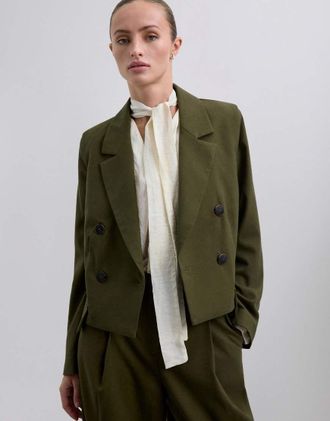 Scalpers Remo - Blazer de tailleur - Olive-Vert