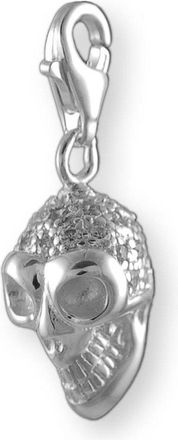 Melina 925 Damen-Charm Anhänger Totenkopf Zirkonia 925 Sterling Silber 1800221