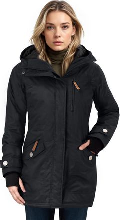 Berydale Winterjacke Damen Parka I Warme &Uuml;bergangsjacke Damen I Atmungsaktiv, Wind- und Wasserdicht I Wintermantel mit Thermowattierung