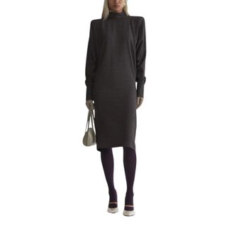 MUGLER Femme, Robes, Brun, Taille: 38 FR Robe Manches Chauve-Souris