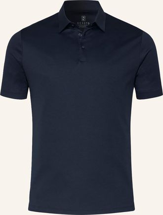 DeSoto Desoto Piqu&eacute;-Poloshirt blau