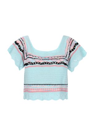 Izia Pullover Frauen t&uuml;rkis mehrfarbig