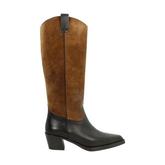 Alpe Stylische Cowboy Boots f&uuml;r Stadtcowboys - - Shoes - Damen - Braun - 37 EU