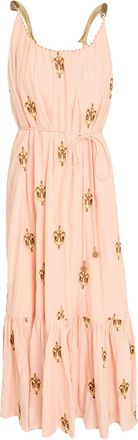 Farm Rio ANCHOR TAPESTRY FISH STRAPS MAXI DRESS