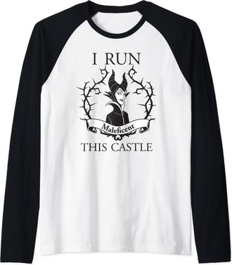 Disney Sleeping Beauty Maleficent I Run This Castle Raglan