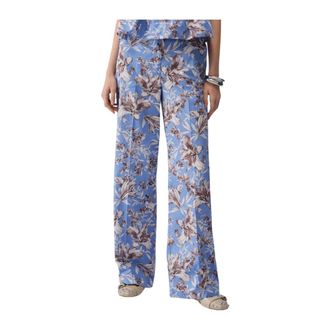 Liu Jo Damen, Hosen, Blau, XLGr&ouml;&szlig;e
