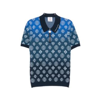 Casablanca Monogram-jacquard Polo Shirt