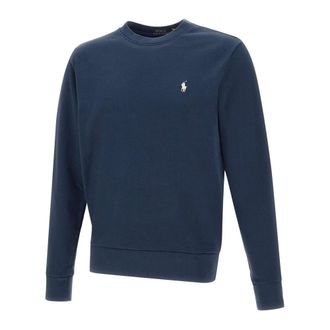 Polo Ralph Lauren Classics Cotton Sweatshirt - - Sweatshirts & Hoodies - Herren - Blau - L