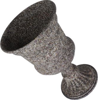 NUOBESTY Homoyoyo Vintage Blumenvase aus Eisen Hohe Metall Urne im Used Look Rustikales Pflanzgef&auml;&szlig; f&uuml;r Balkon Garten und Hochzeit Landhaus Deko f&uuml;r Wohnzimmer