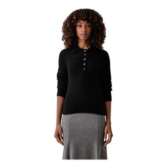 Patrizia Pepe Pull Polo - Femme - Pulls - Noir - Taille: 38 FR