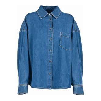 Max Mara Damen, Blusen & Hemden, Blau, 2XSGr&ouml;&szlig;e