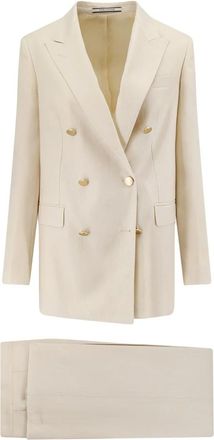Tagliatore Femme, Costumes, Beige, Taille: 38 FR Jasmine Double-Breasted Suit