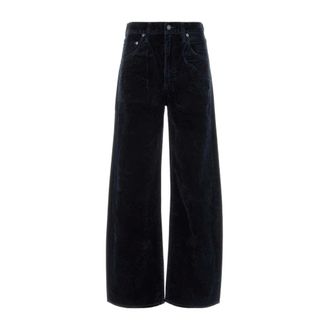 A Gold E Femme, Pantalons, Bleu, Taille: W26 Low Curve Jean (Velvet)
