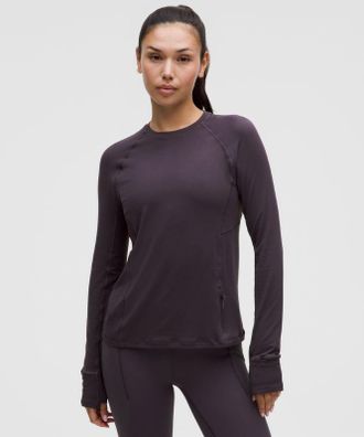 lululemon Its Rulu Classic-Fit Long-Sleeve Shirt pour Femmes - Violet/Violet - Taille XS