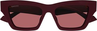 Gucci Sonnenbrille - - Accessories - unisex - Rot - 53 MM