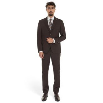Paoloni Stilvoller Anzug f&uuml;r Herren - - Suits - Herren - Braun - M