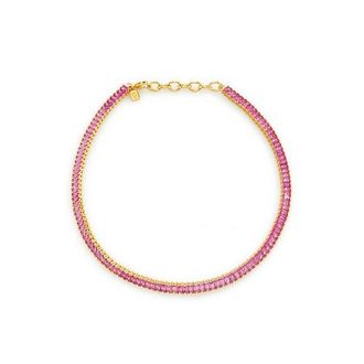 Crystal Haze Collier Baguette