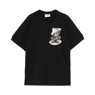 Moschino Orsetto Piccolo T-Shirt - - Tops - Damen - Schwarzk - XL