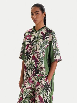adidas T-Shirt Farm Rio Premium KD4628 Gr&uuml;n Loose Fit