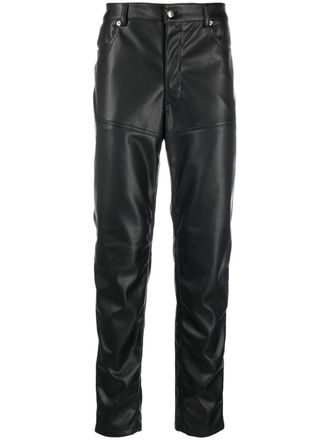 ECKHAUS LATTA Beschichtete Slim-Fit-Hose - Schwarz