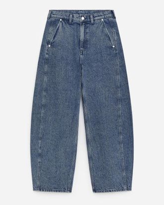 Arket Jeans Mit Barrel Legs -Blau