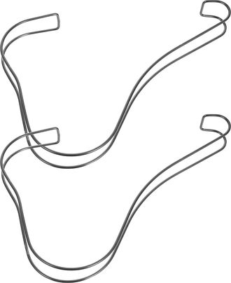 BESPORTBLE VICASKY 2 St&uuml;ck Edelstahl Schuh Display St&auml;nder Schuhform Halter f&uuml;r High Heels Sandalen und Stiefel Schuhgesch&auml;ft Pr&auml;sentation Schuhdeformation Verme