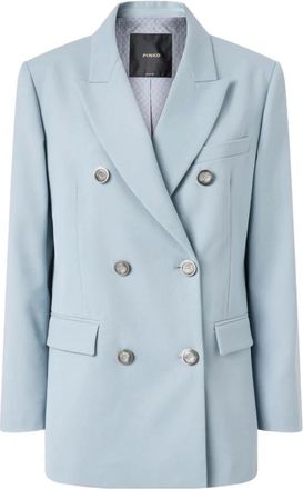 Pinko Pinko, Femme, Vestes, Bleu, Taille: 44 FR Arona Blazer