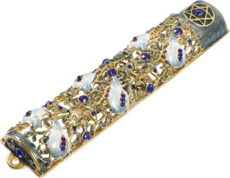 Holibanna Mezuzah J&uuml;dische T&uuml;rdekoration Mit Segensschriftrolle 6 Zoll Metall T&uuml;rschmuck F&uuml;r Haussegen Chanukka Geschenk